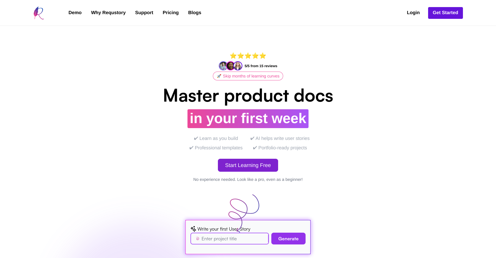 Requstory: AI-Powered Tool for Software Project Management - Proaitools