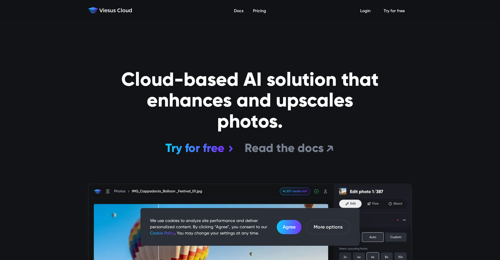 Viesus Cloud: AI Image Upscaler & Enhancement Tool - Proaitools