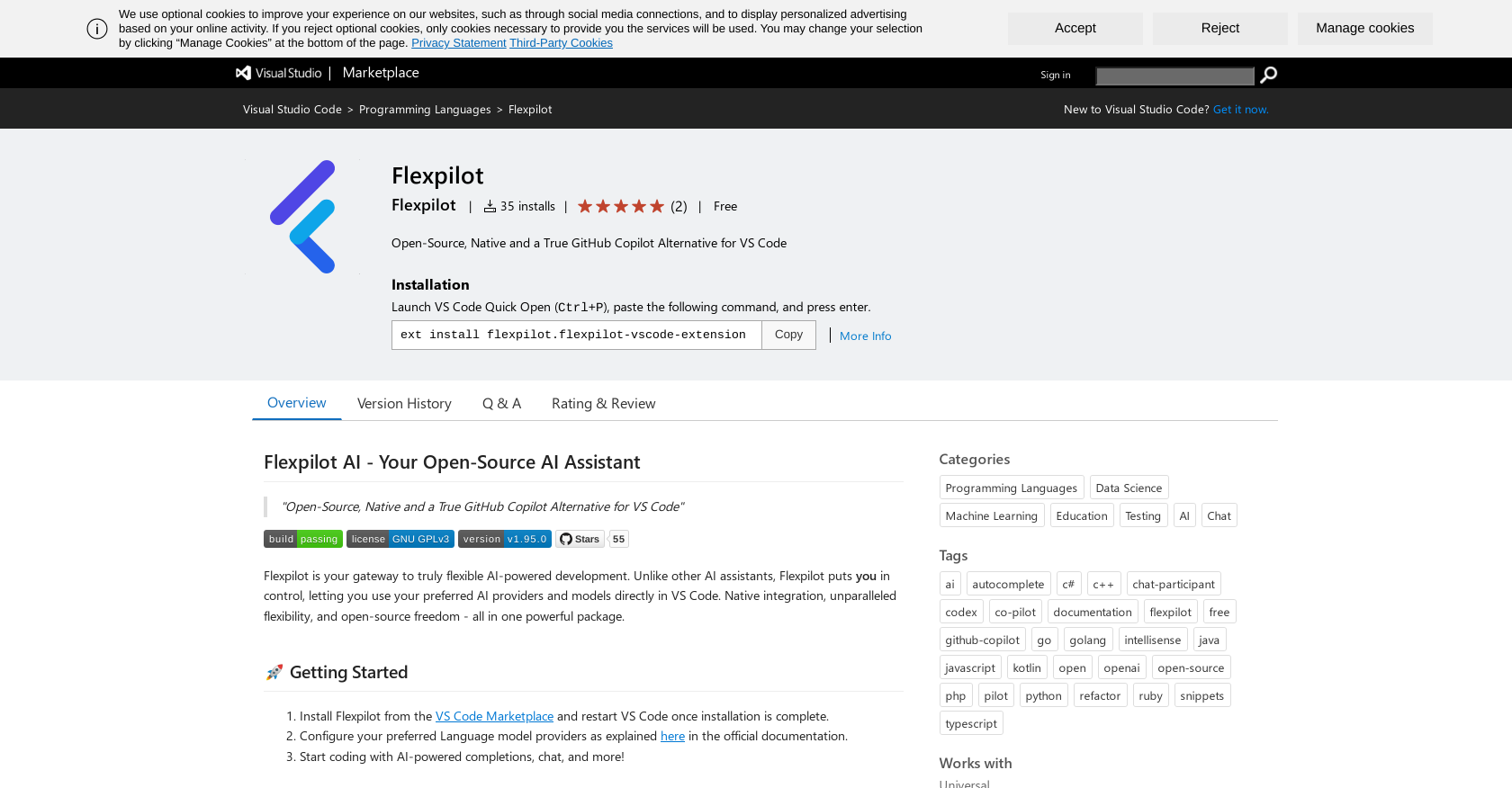 Flexpilot: Open-Source AI Code Completion for Visual Studio Code - Proaitools