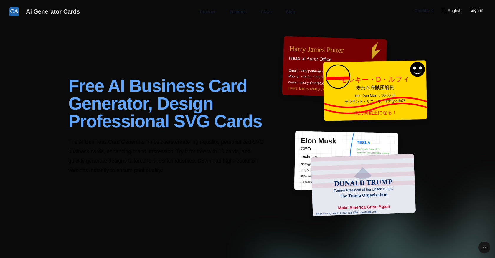 Ai Generator Cards - Proaitools