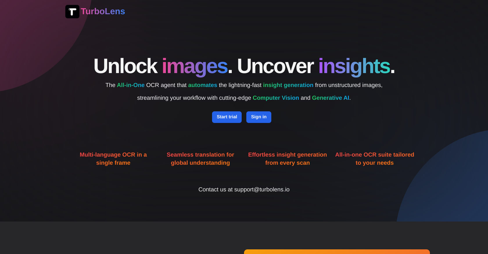 TurboLens: AI OCR - Extract Text & Data from Images - Proaitools
