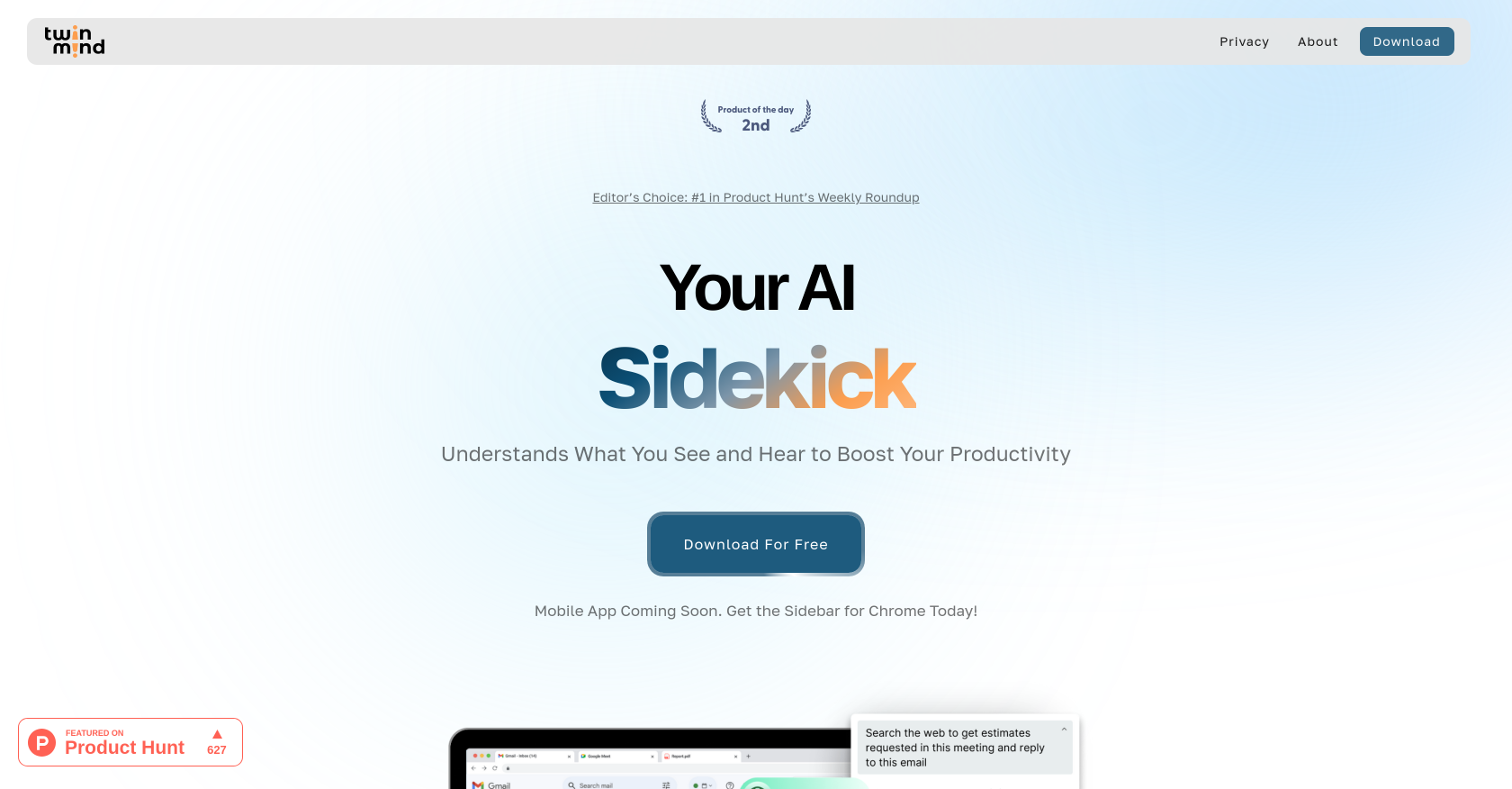 TwinMind: AI-Powered Productivity Assistant - Proaitools