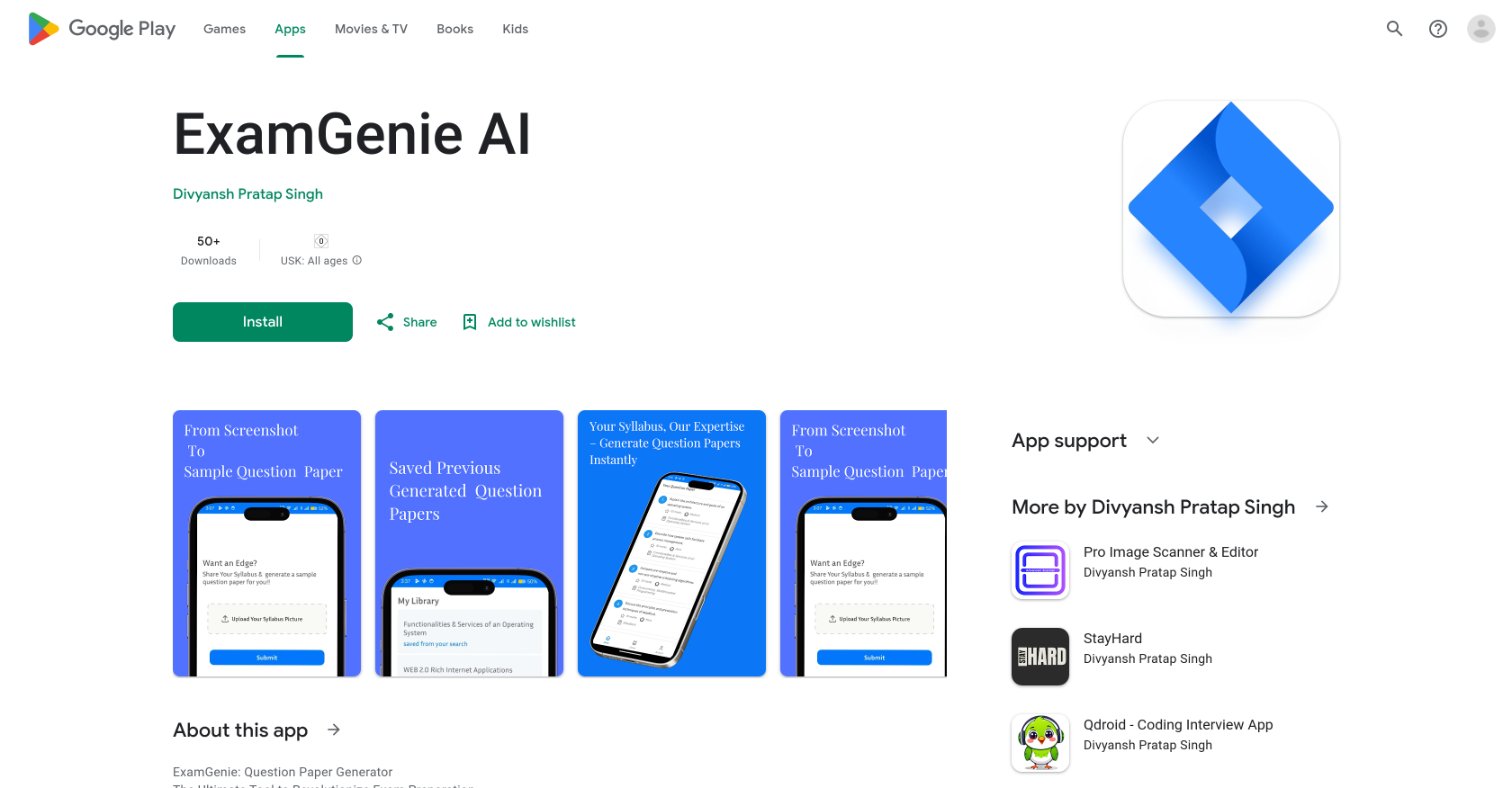 ExamGenie AI: Personalized Exam Paper Generator - Proaitools