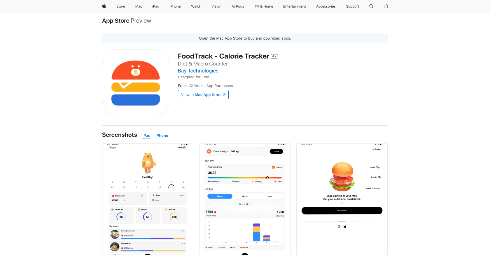 FoodTrack - AI Calorie Tracker - Proaitools