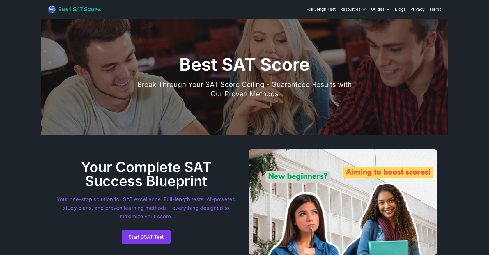 Best SAT Score: AI-Powered Digital SAT Prep & Practice Tests - Proaitools