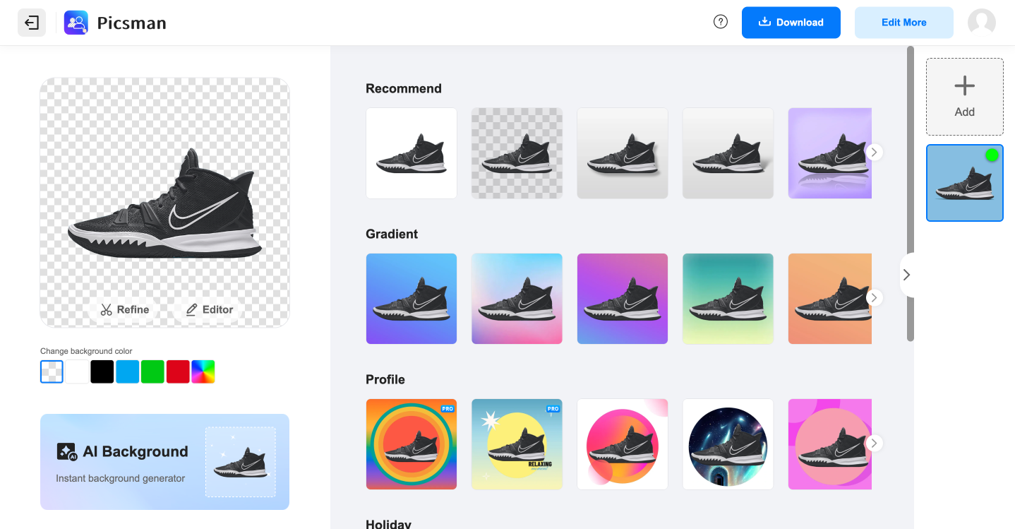 Picsman AI Background Remover: Transparent Image Backgrounds Instantly - Proaitools