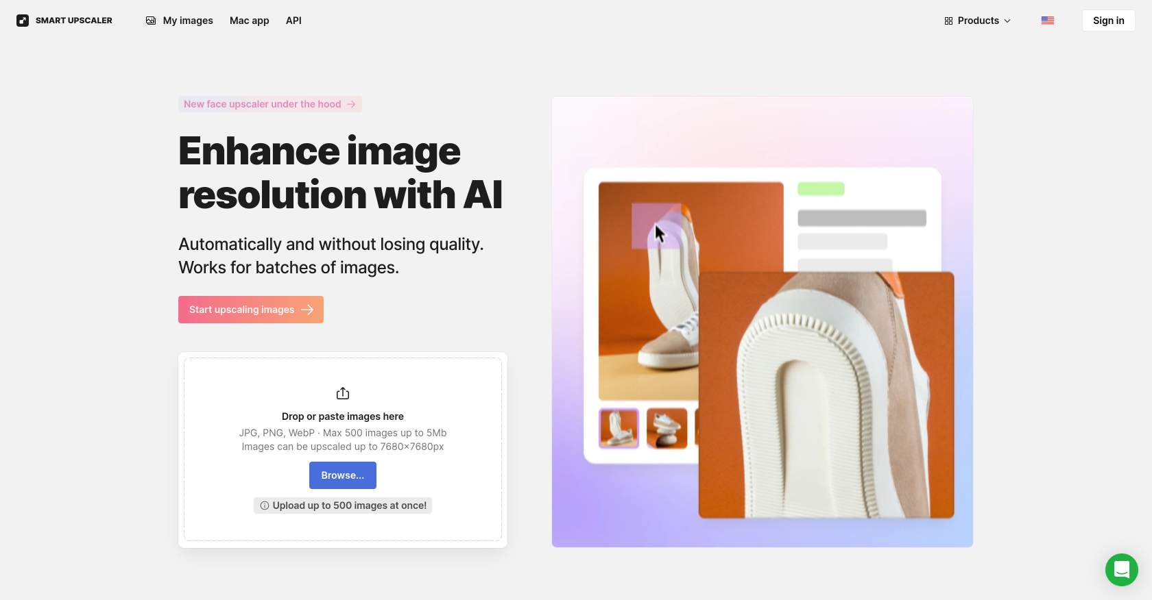 Icons8 AI Image Upscaler - Proaitools