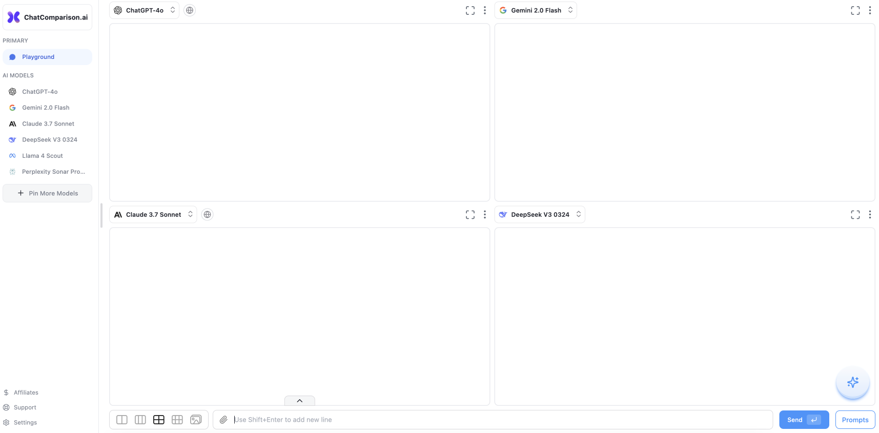 ChatComparison AI: Compare ChatGPT, Gemini, Claude & More | ProAITools - Proaitools