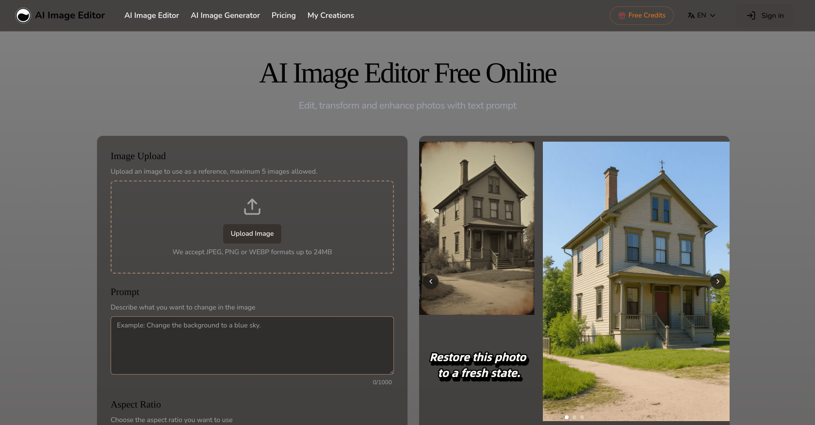 AI Image Editor: Enhance & Transform Photos with AI | ProAItools - Proaitools